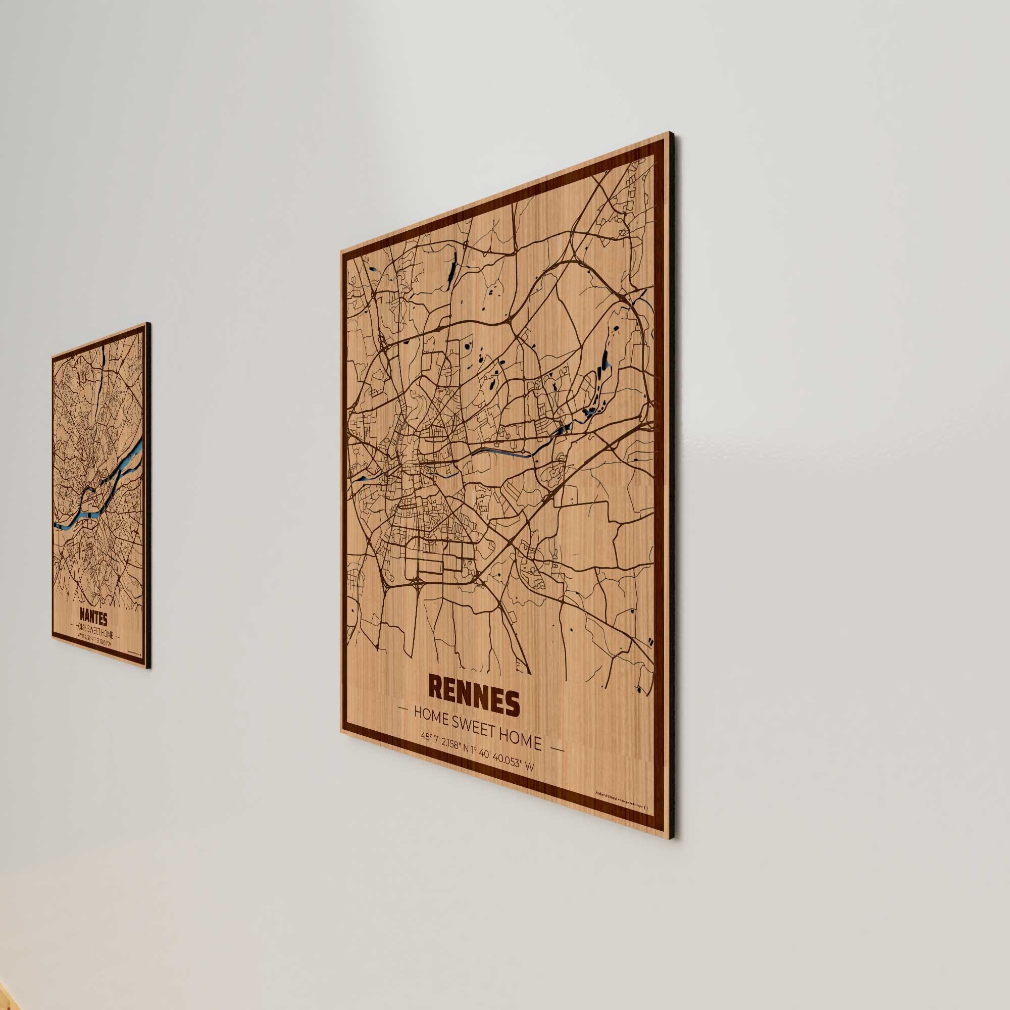 City Map - My City - 3D Wooden - Etsy
