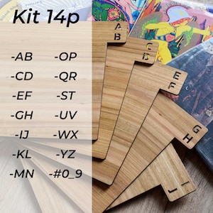 Vinyl Separators /spacers Alphabet 33t Full Size [vinyl Dividers] - Etsy