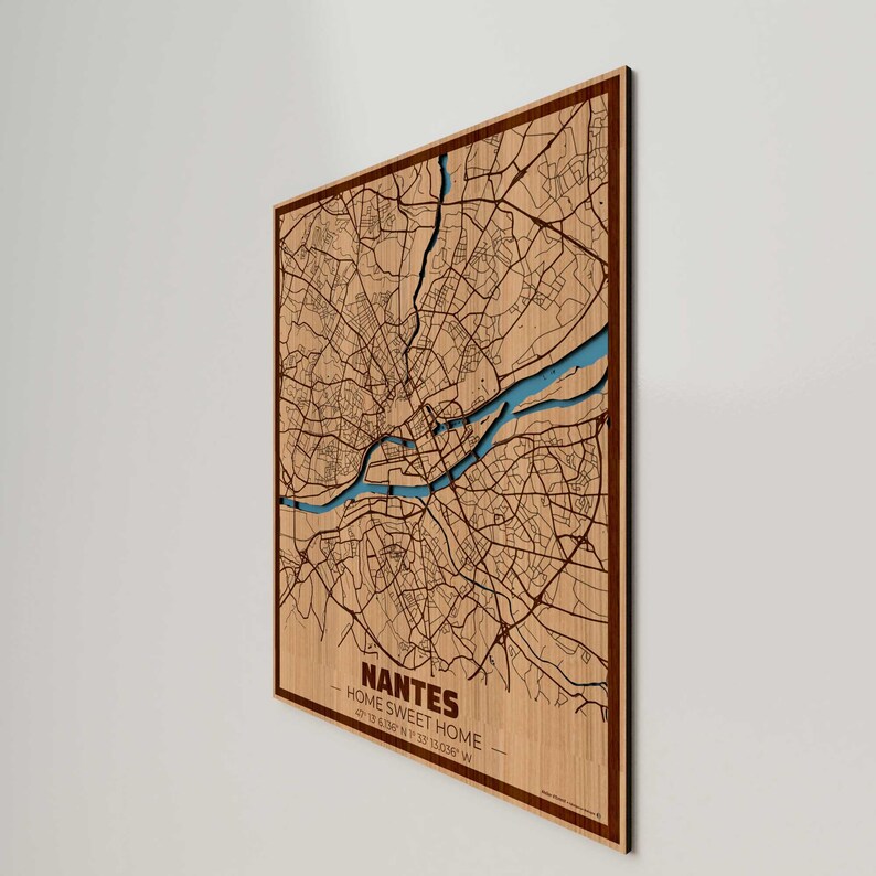 City Map - My City - 3D Wooden - Etsy