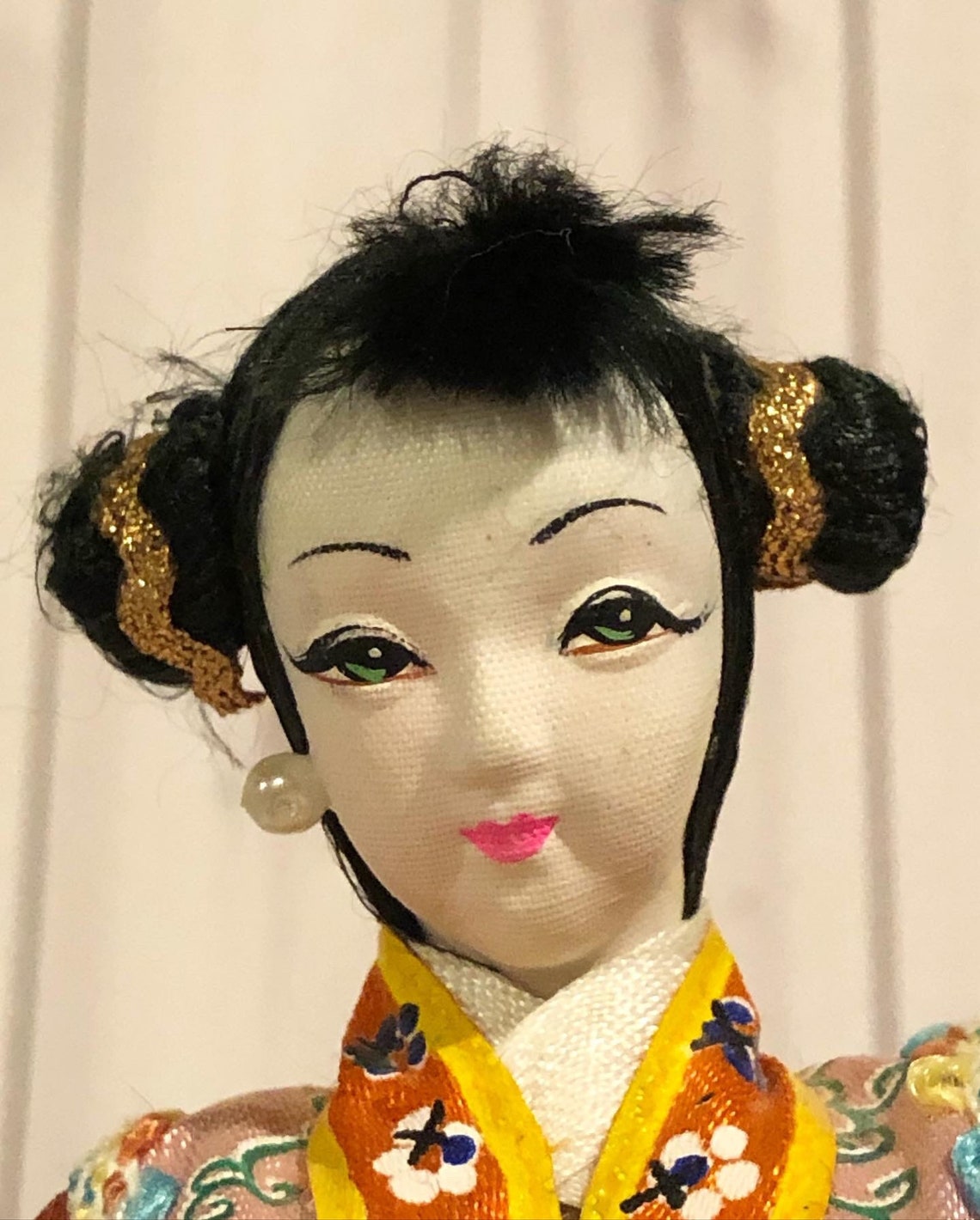 Vintage Cloth Asian Souvenir Doll - Etsy