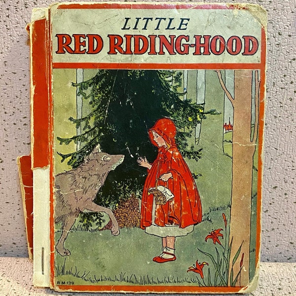 Little Red Riding Hood Antique Book - Etsy