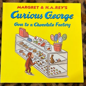 1998 Curious George Goes to a Chocolate Factory - Etsy