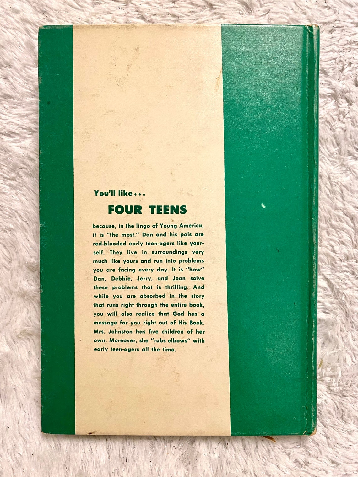 HTF Vintage Book 1956 Four Teens by Dorothy Grunbock Johnston - Etsy