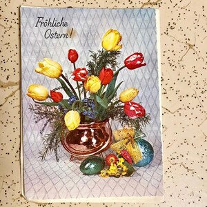 You Choose a Vintage German Easter Card Ephemera Kitsch Anthropomorphic ...