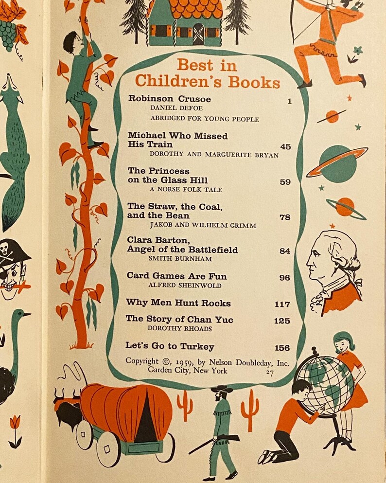 Best in Children’s Books 1959 Vintage Book - Etsy