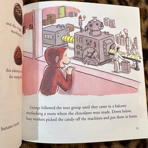 1998 Curious George Goes to a Chocolate Factory - Etsy