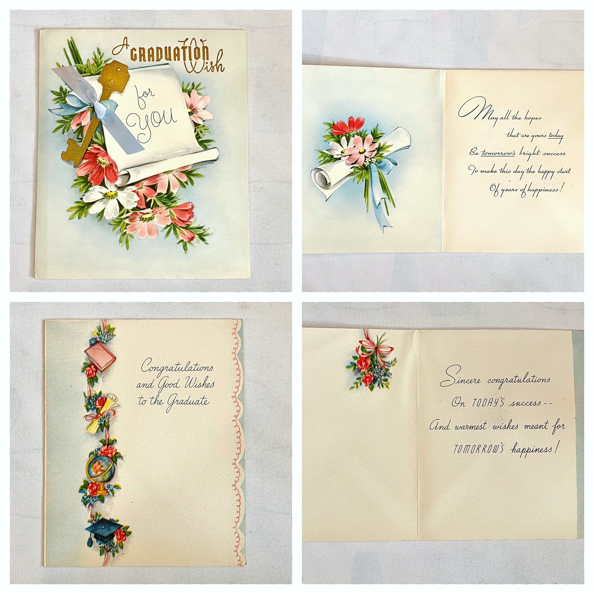 Your Choice NOS Vintage Graduation Card Graduate Niece Brother | Etsy