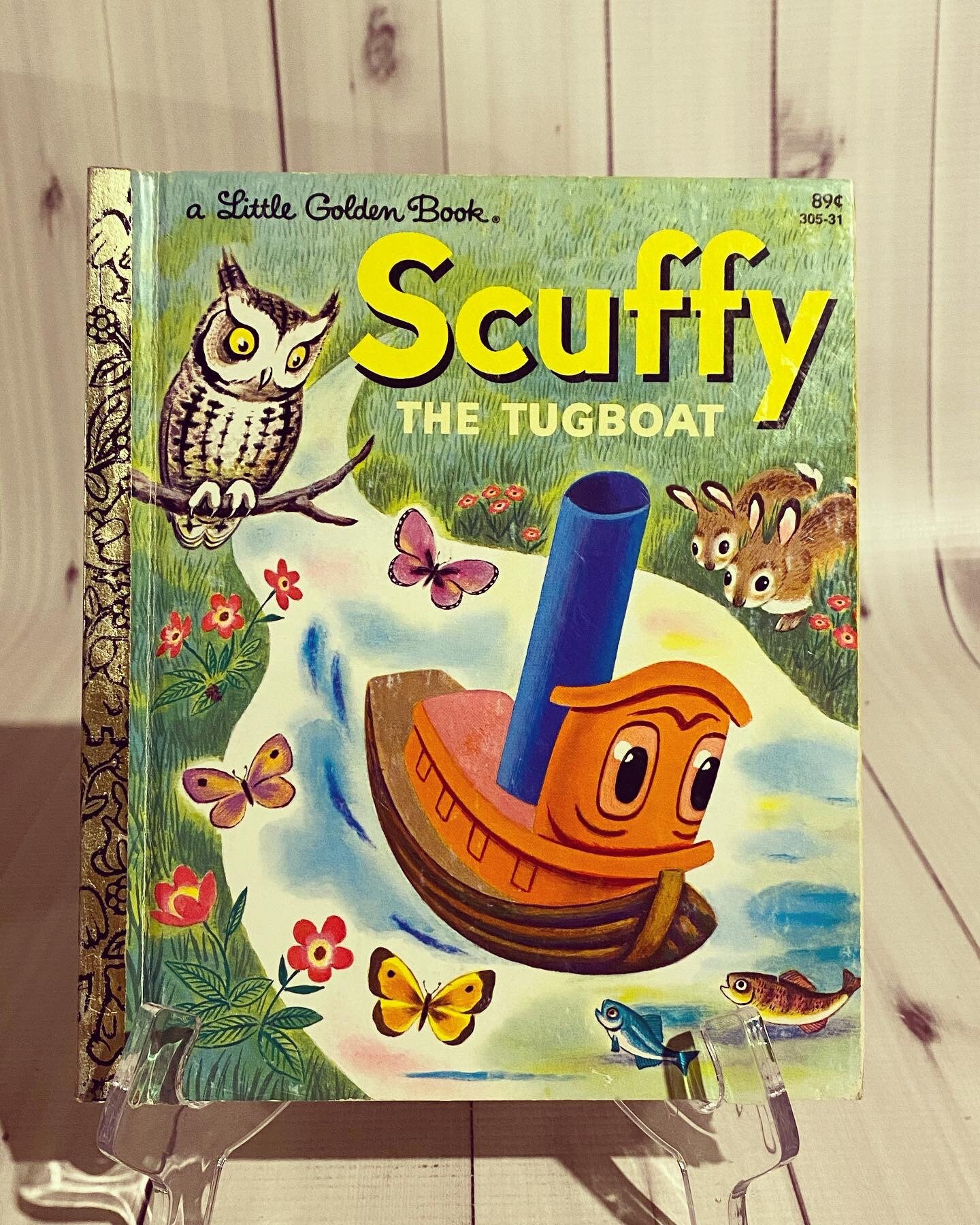 1982 Scuffy the Tugboat Little Golden Book | Etsy