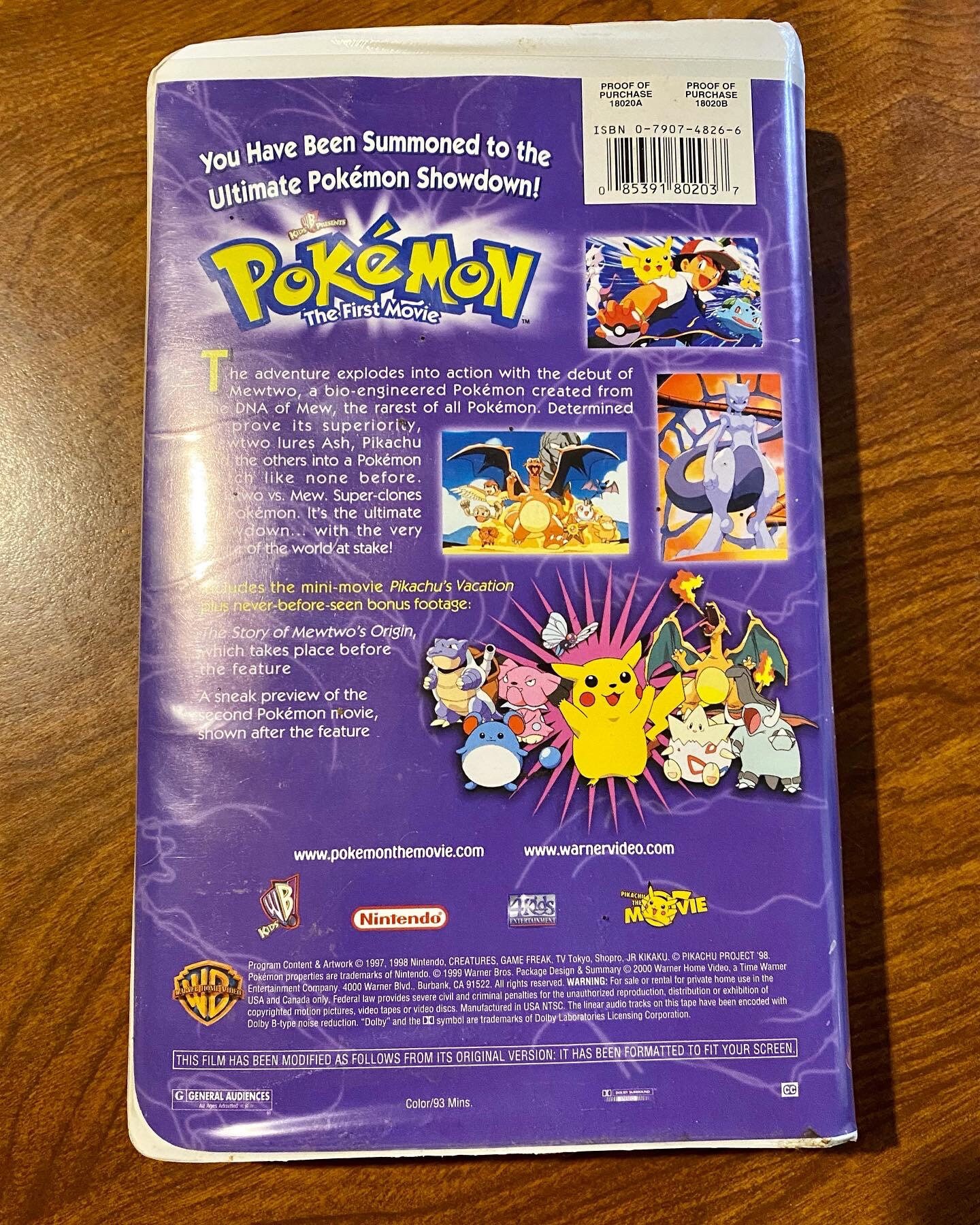 Pokemon The First Movie Dvd