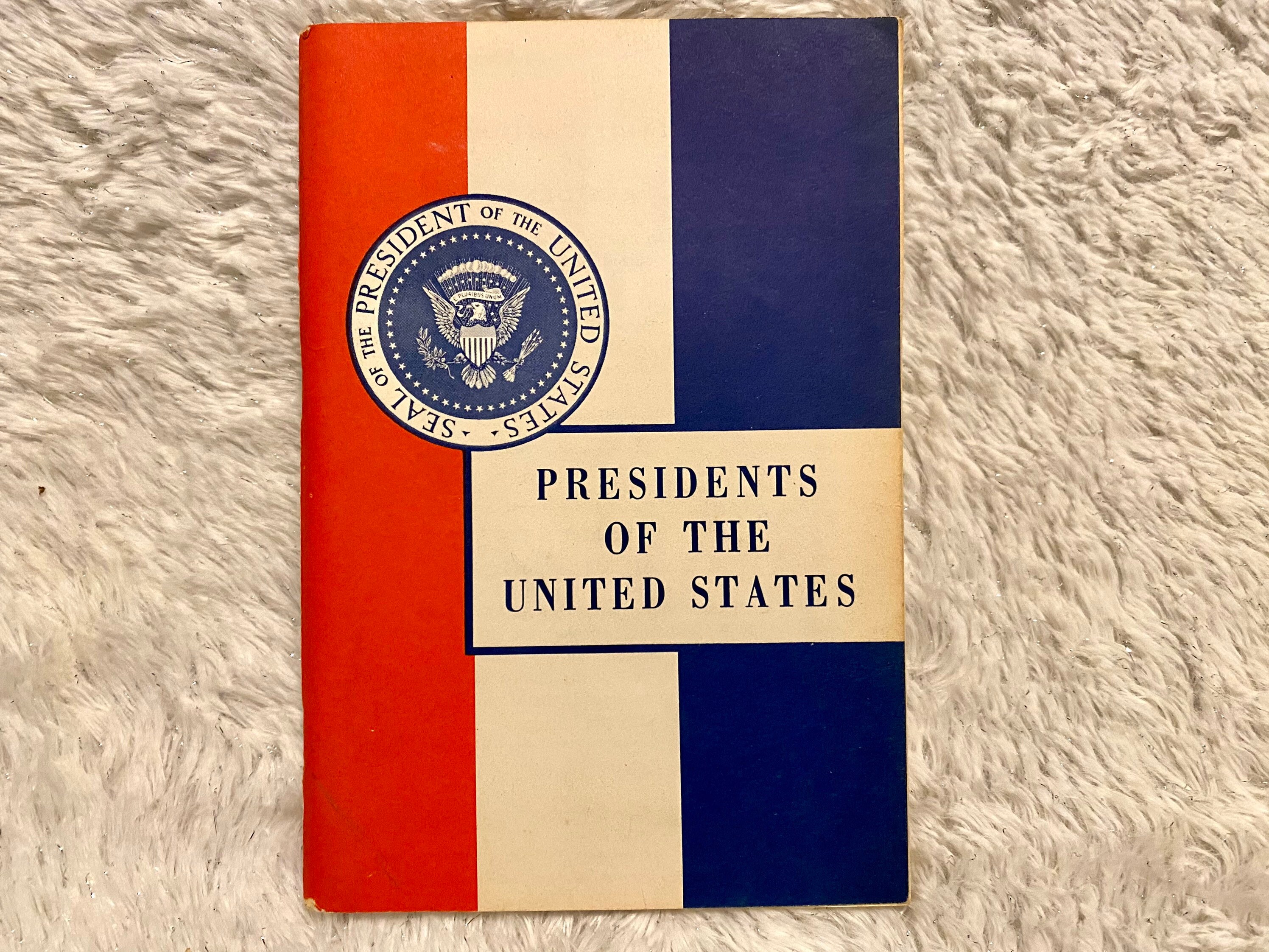 Vintage Booklet 1965 Presidents of the United States George Washington ...