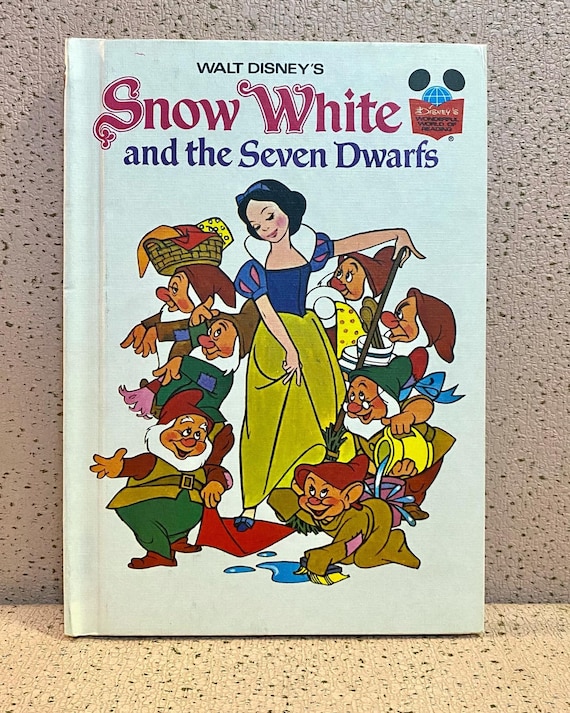 Vintage Disney Book 1973 Snow White and the Seven Dwarfs | Etsy