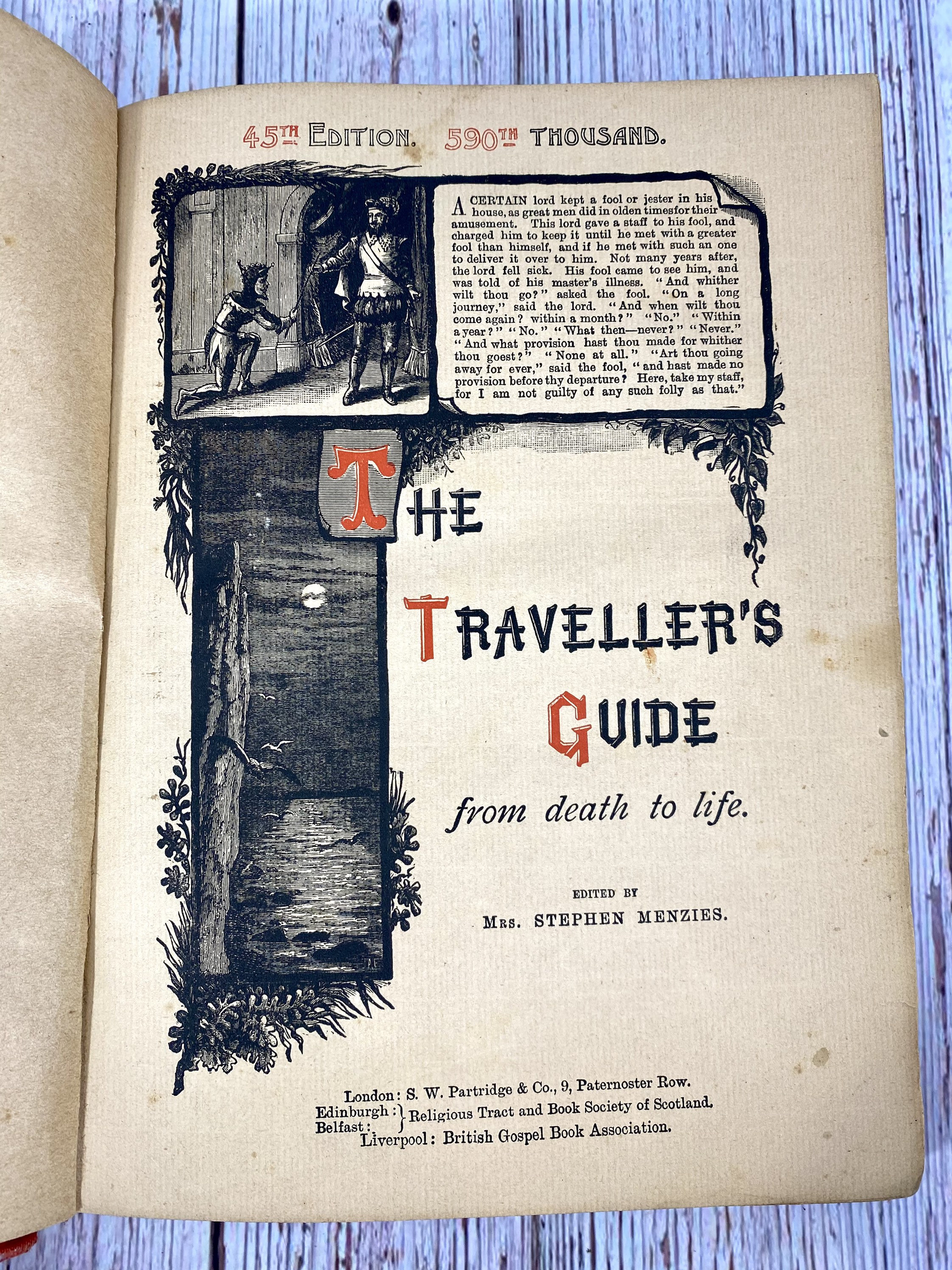 HTF Antique Book The Travellers Guide From Death To Life by | Etsy