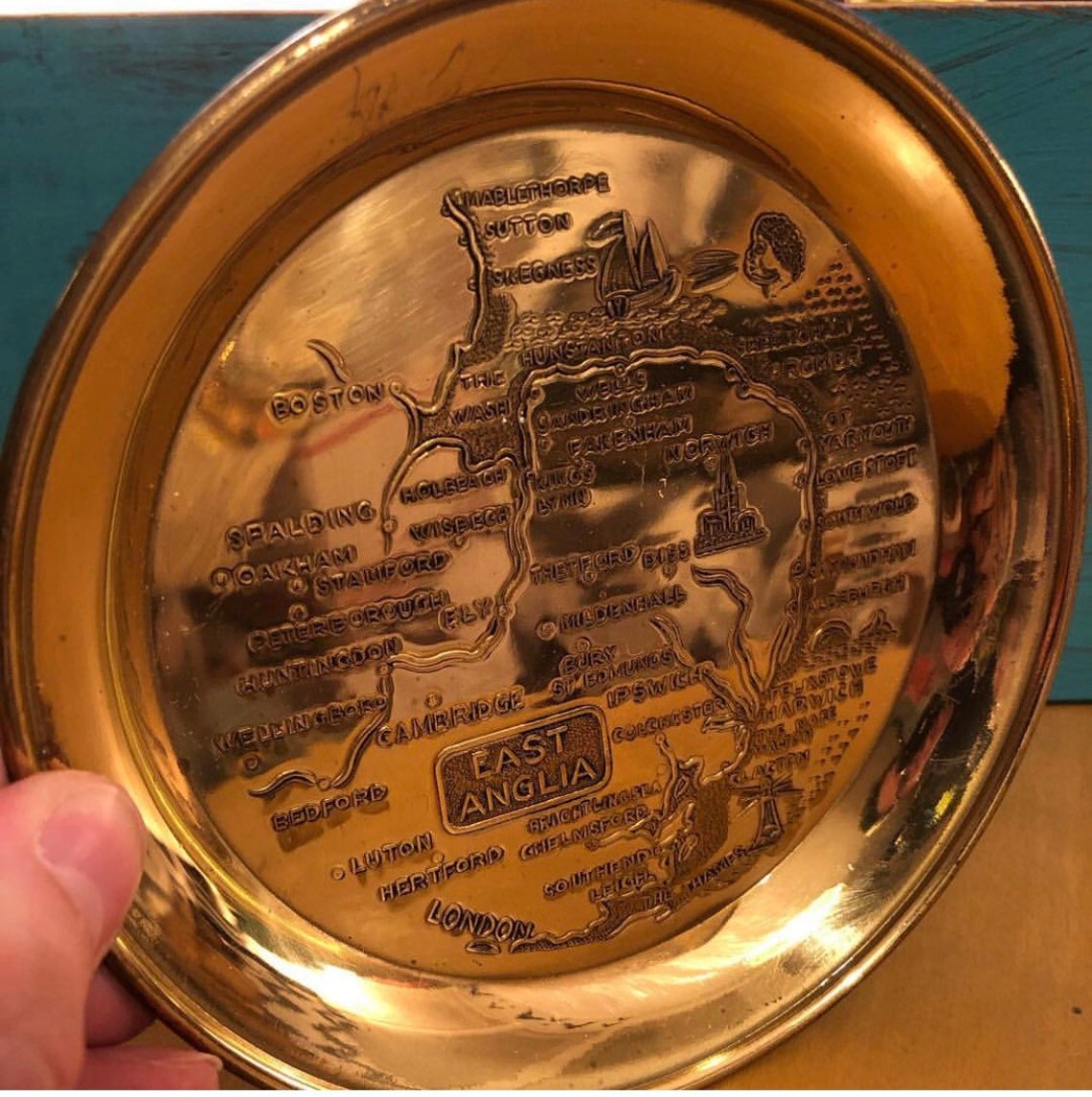 Small Decorative United Kingdom Plate - Etsy