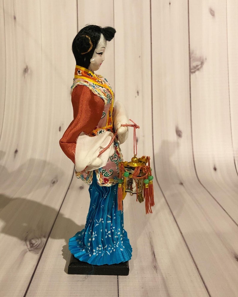 Vintage Cloth Asian Souvenir Doll - Etsy