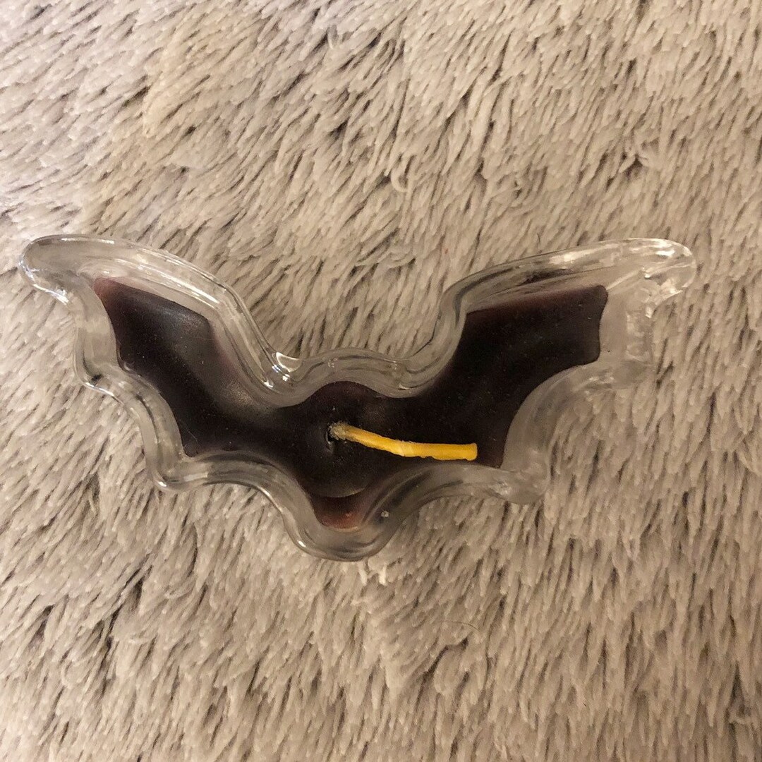 Small Halloween Bat Candle - Etsy