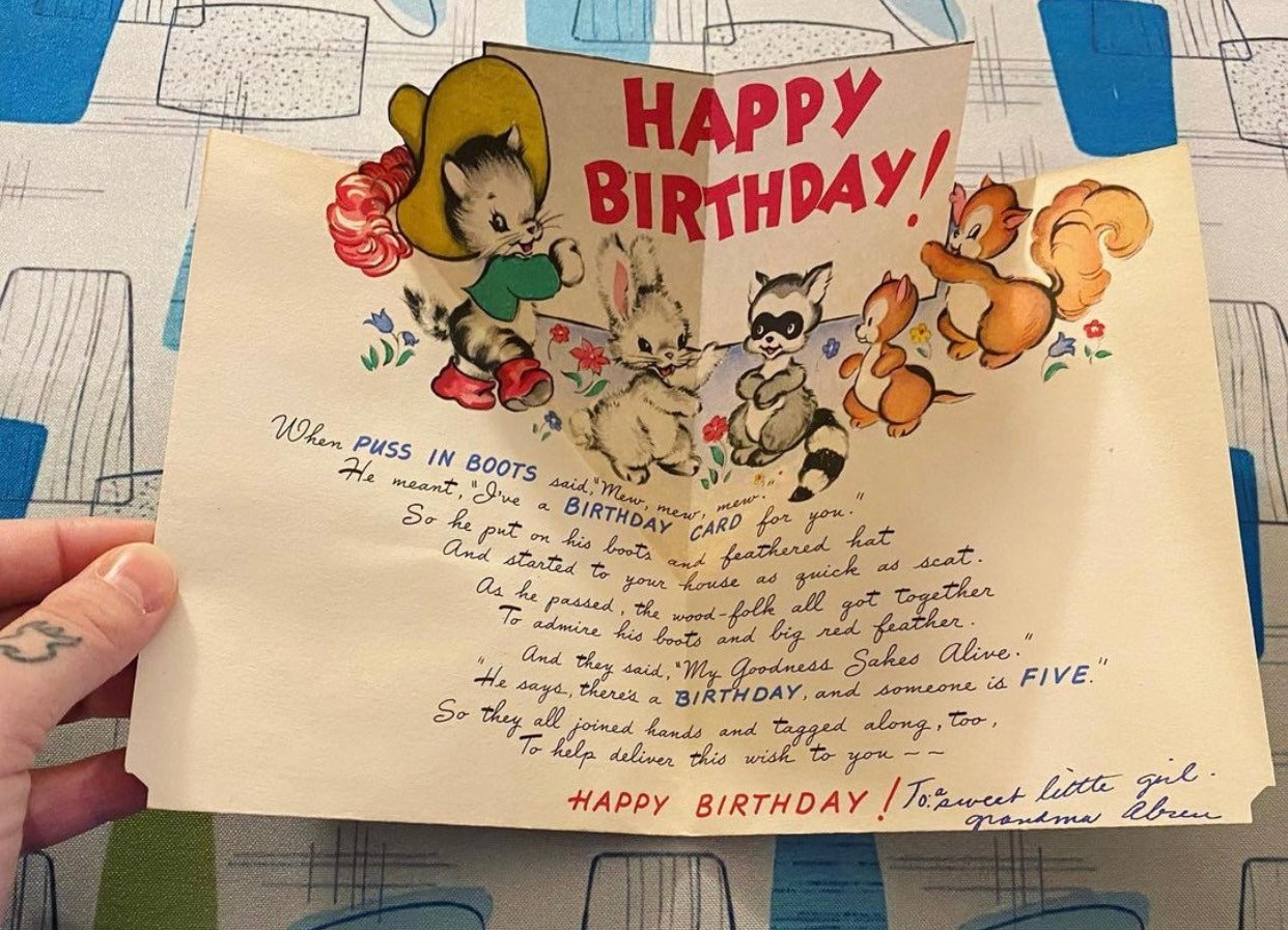 You Choose a Vintage Birthday Card Children’s Child Pop up ...