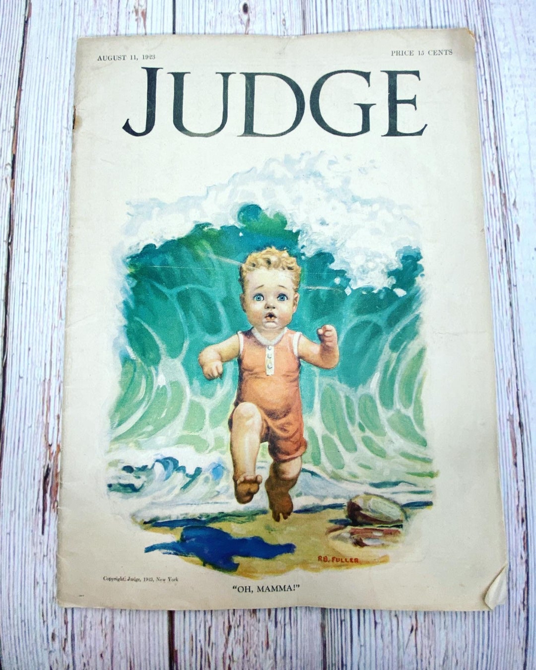 Judge Magazine August 11, 1923 Oh Mamma Weekly Satire and Comics ...