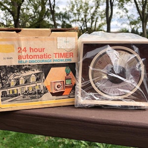 Vintage Sears Automatic Timer With Original Packaging - Etsy