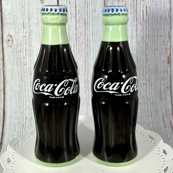 Coca Cola Salt and Pepper Shakers - Etsy
