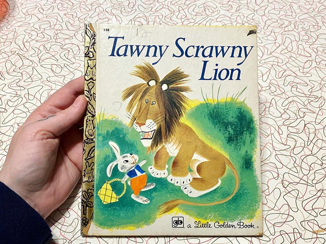 Vintage 1978 Tawny Scrawny Lion Little Golden Book - Etsy