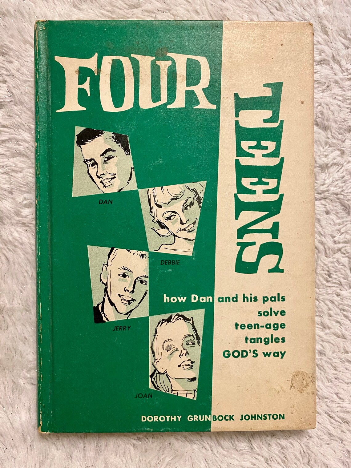 HTF Vintage Book 1956 Four Teens by Dorothy Grunbock Johnston - Etsy