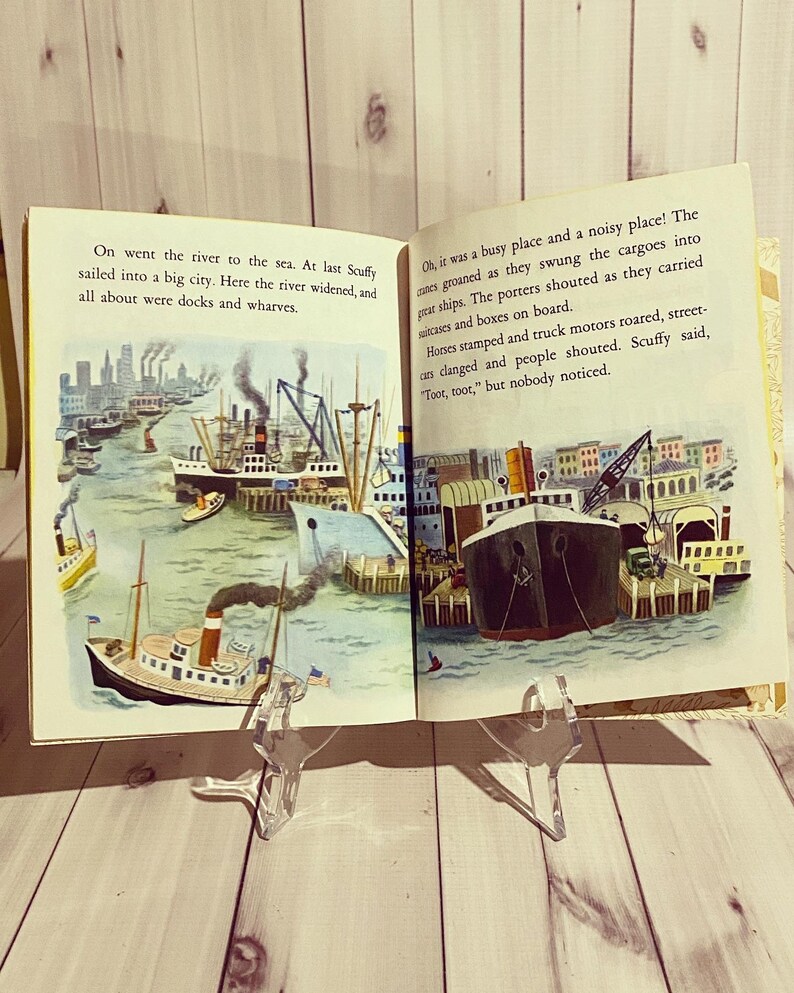 1982 Scuffy the Tugboat Little Golden Book - Etsy