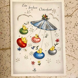 You Choose a Vintage German Easter Card Ephemera Kitsch Anthropomorphic ...