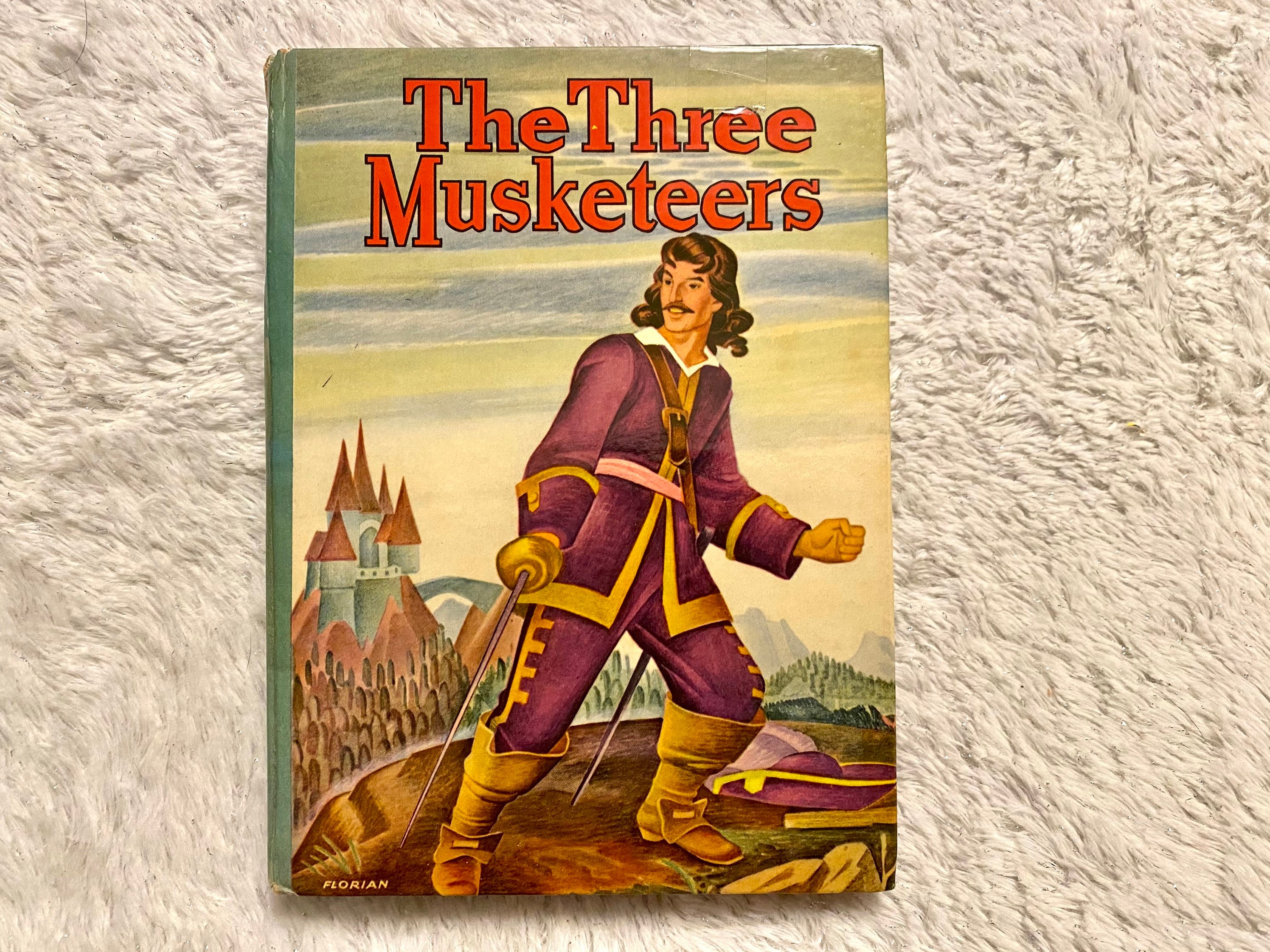 Vintage Book 1946 the Three Musketeers by Alexandre Dumas With - Etsy
