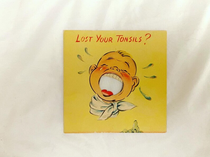 Your Choice of a Vintage Get Well Soon Card Ephemera MCM Kitsch ...
