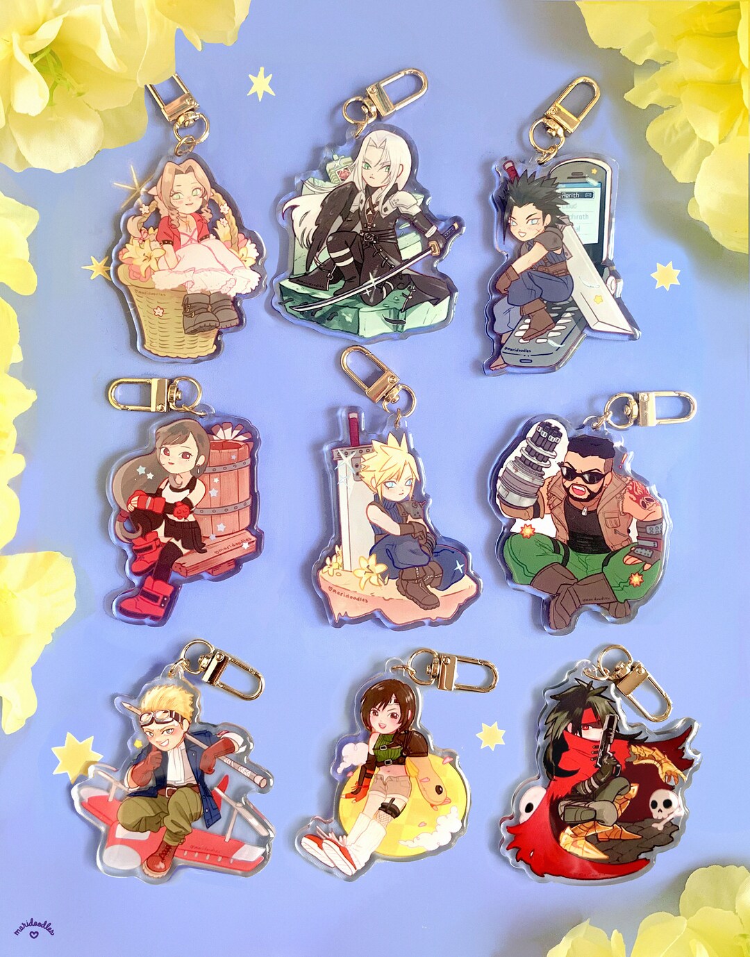 Final Fantasy VII 3" Pastel Charm FINAL SALE - Etsy