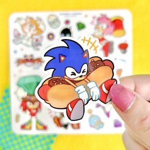 Sonic Friends 6x6" Sticker Sheet - Etsy