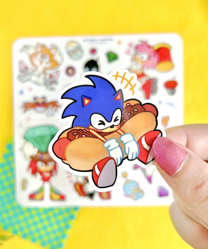 Sonic Friends 6x6" Sticker Sheet - Etsy