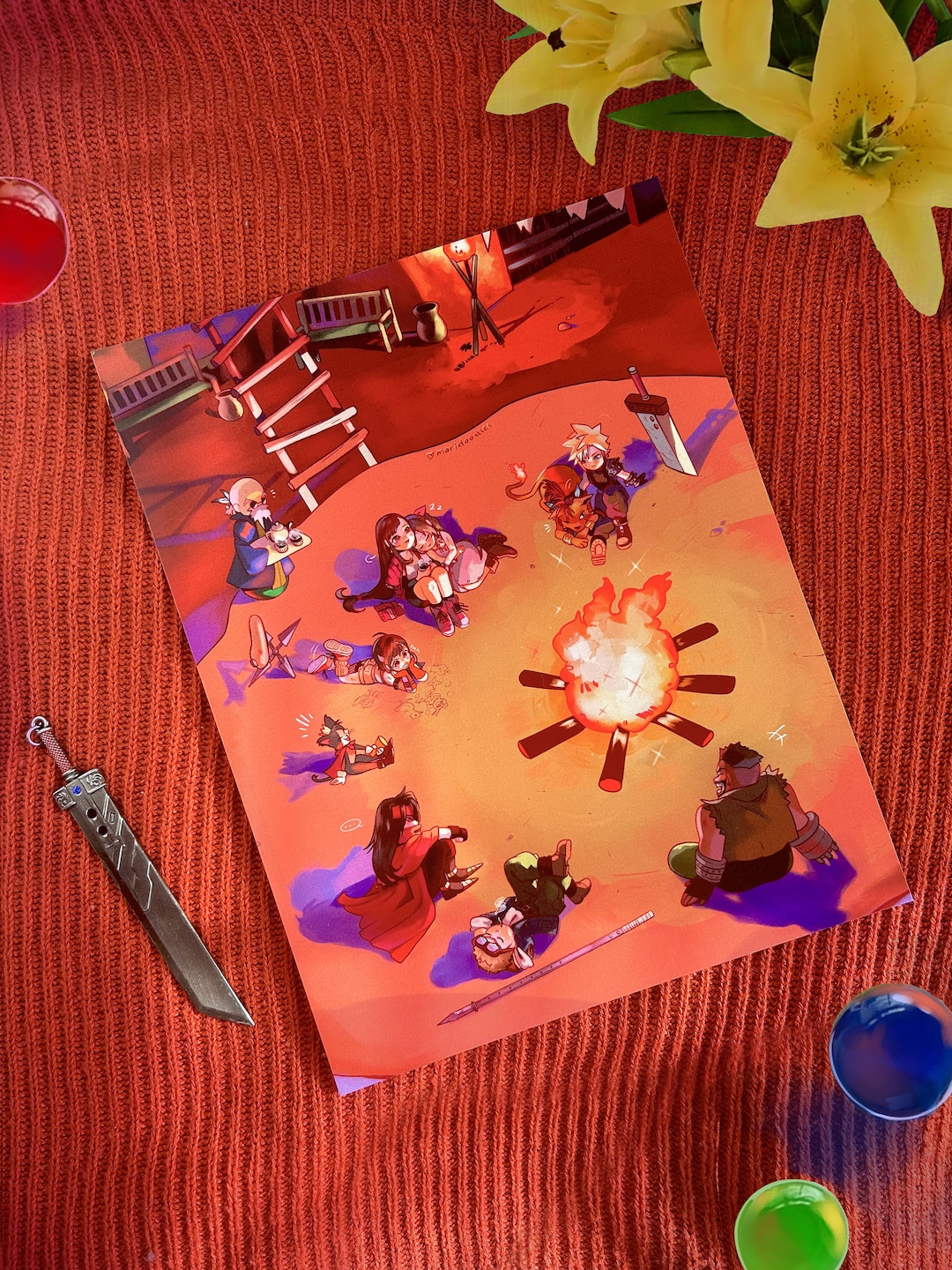 FFVII Cosmo Canyon Print - Etsy