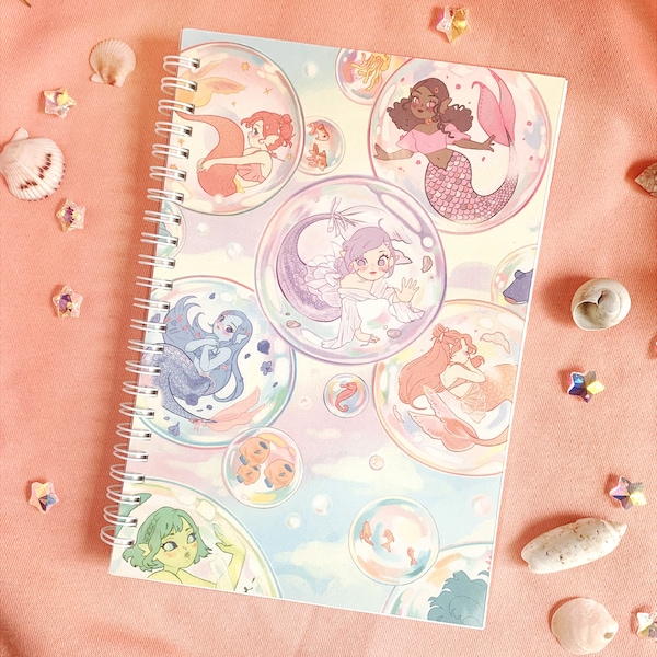 Mermaid Sticker Book - Etsy
