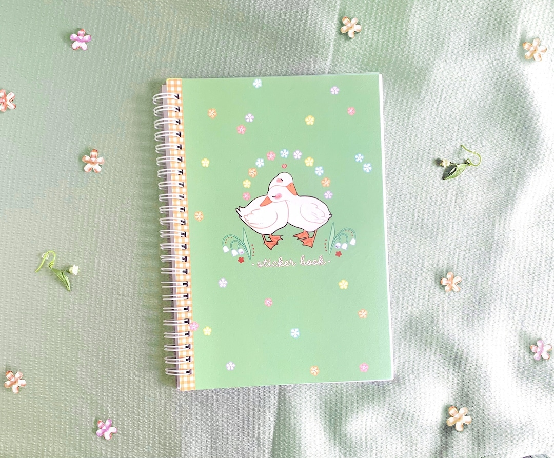 Duck Reusable Sticker Book - Etsy