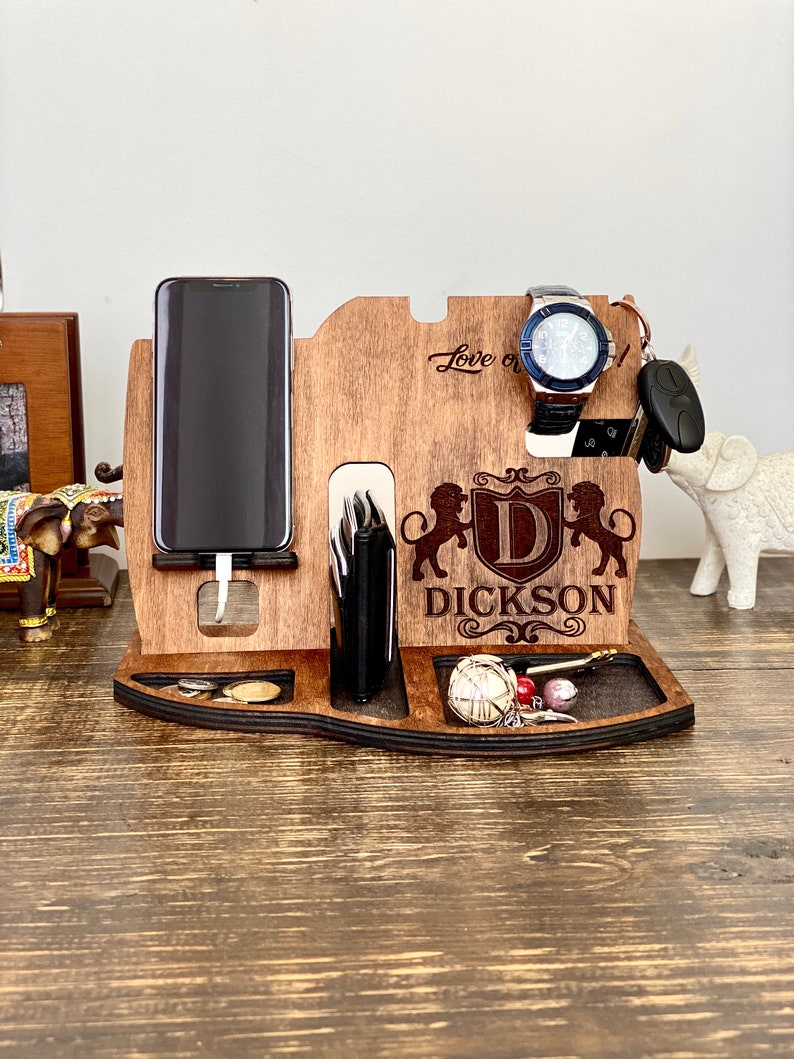 Mens Birthday Gift Personalized Docking Station Gift for | Etsy