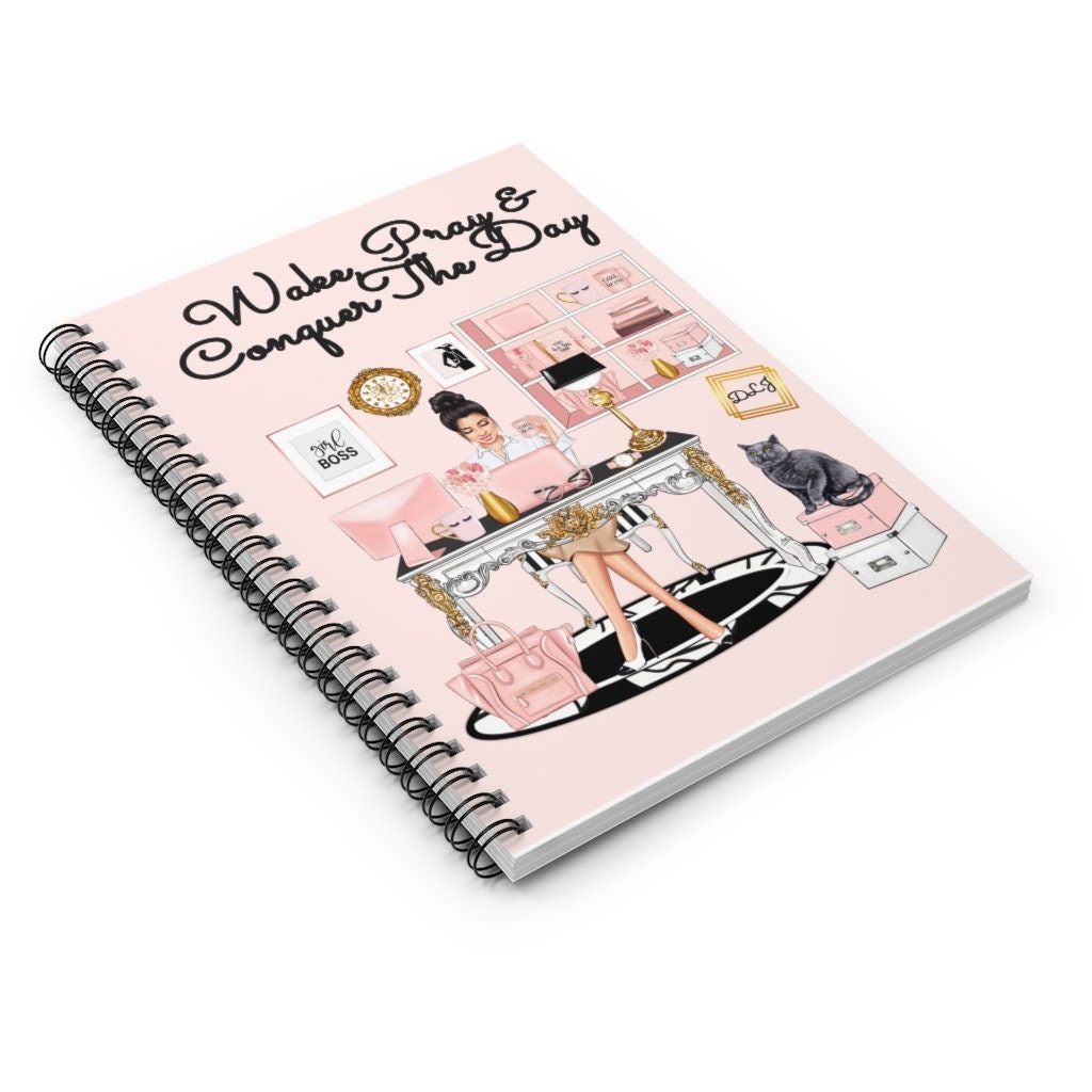 Boss Babe Journal | Wake, Pray and Conquer the Day Journal | Girl Boss Gift | Boss Lady Notebook ...
