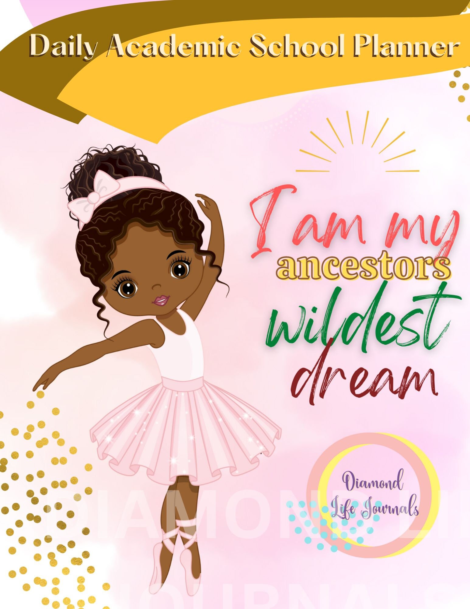 The I AM Planner and Gratitude Journal for Beautiful Brown Girls +20 ...