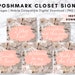 Poshmark Cute Floral Closet Signs, Customized Boutique Signs ...