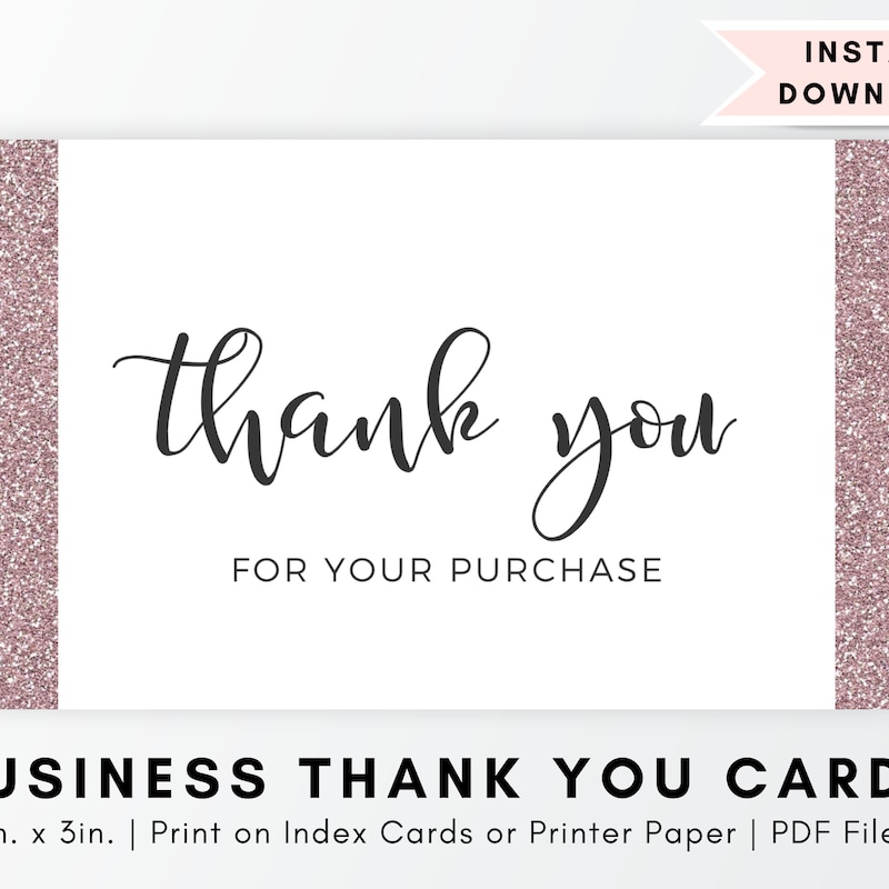 Poshmark Thank You Cards - Etsy