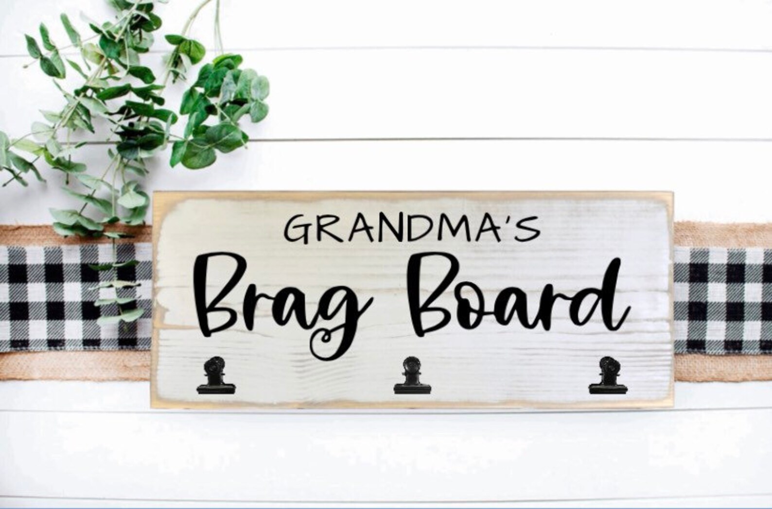 Grandmas Brag Board/Brag Board/Grandma Christmas | Etsy