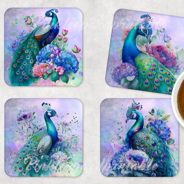 Colorful Peacock Png - Etsy