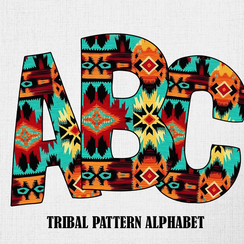 Aztec Letters Svg - Etsy