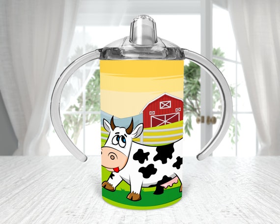 Cow Sublimation Straight Sippy Cup 12 OZ DESIGN Farm Life Cute - Etsy