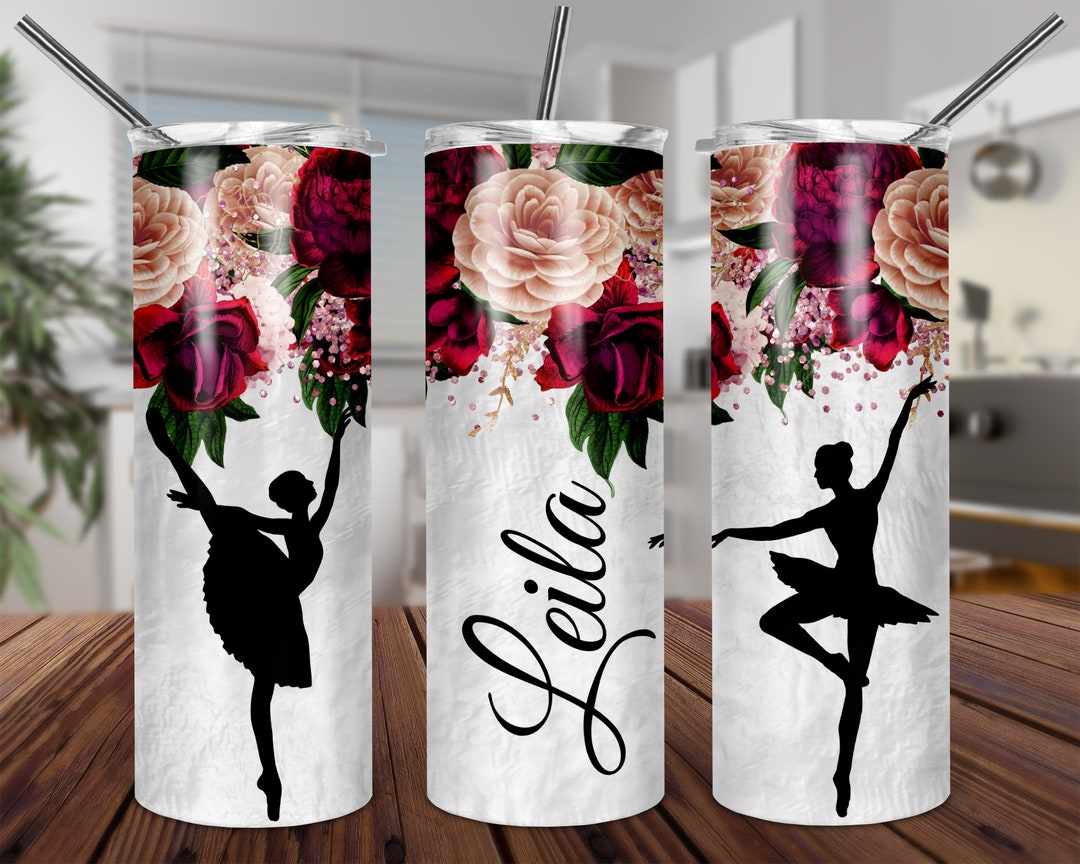 Ballet Sublimation 20oz Skinny Tumbler Seamless DESIGN Ballet Dancer ...