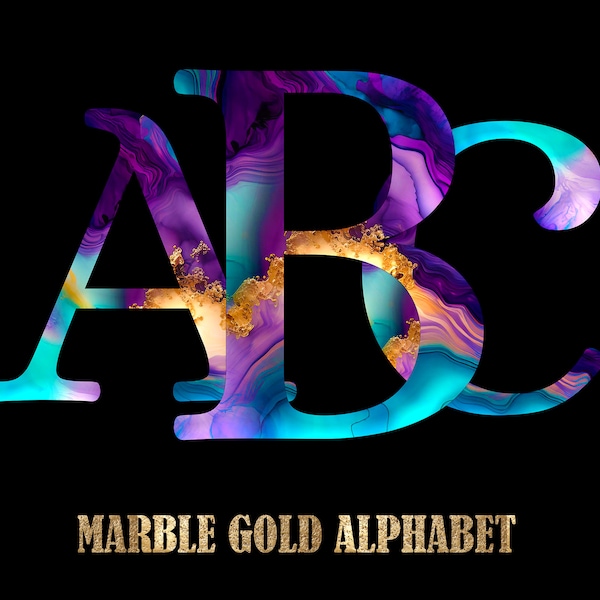 Purple and Gold Letters Png - Etsy