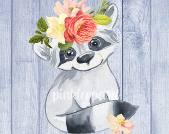 Raccoon SVG Set. Cricut Cut Files Silhouette. Layered Files. - Etsy