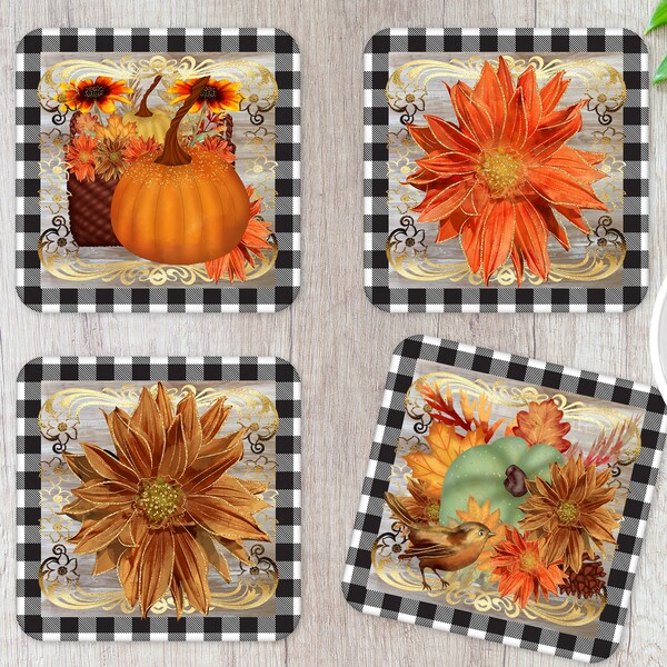 Fall Coasters - Etsy