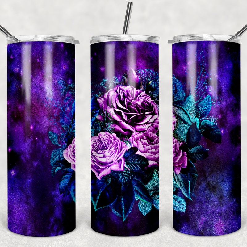 Galaxy Flowers - Etsy
