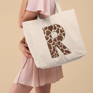 Giraffe Letters Alphabet PNG Set Animal Print Giraffe Safari Print ...